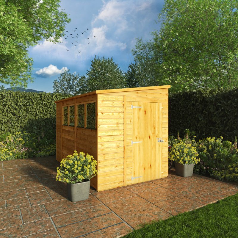 Mercia Woodsman Shiplap Pent Shed - 10x6 | DIY Garden Homes