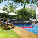 Palram-Canopia Majorca Pool Enclosure - Grey (4x8 m) — DIY Garden Homes